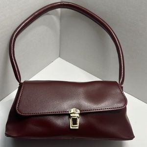 Vintage | Bags | Classic And Chic This Burgundy Baguette Bag | Poshmark